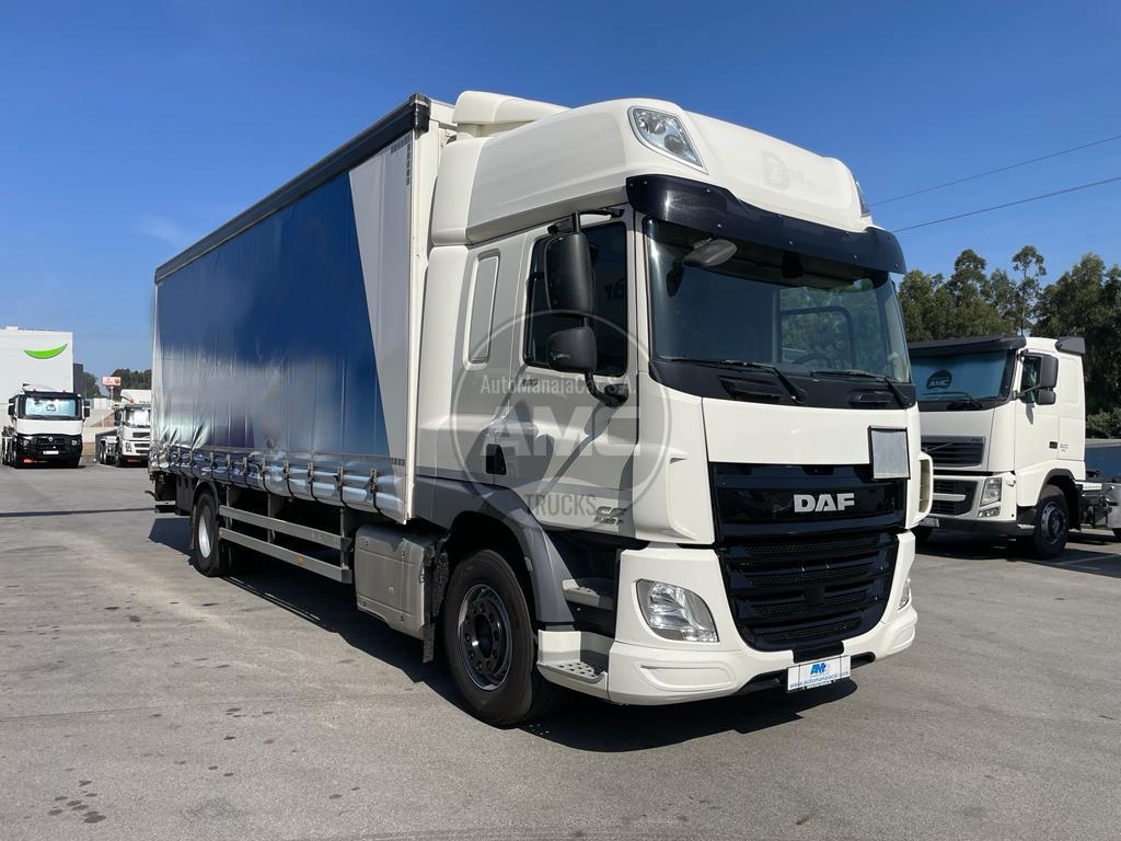 DAF CF 290 EURO6 SUPER SPACE CAB 4X2 CAIXA CORTINAS 8.00 X 2.47 X 2.70 ...