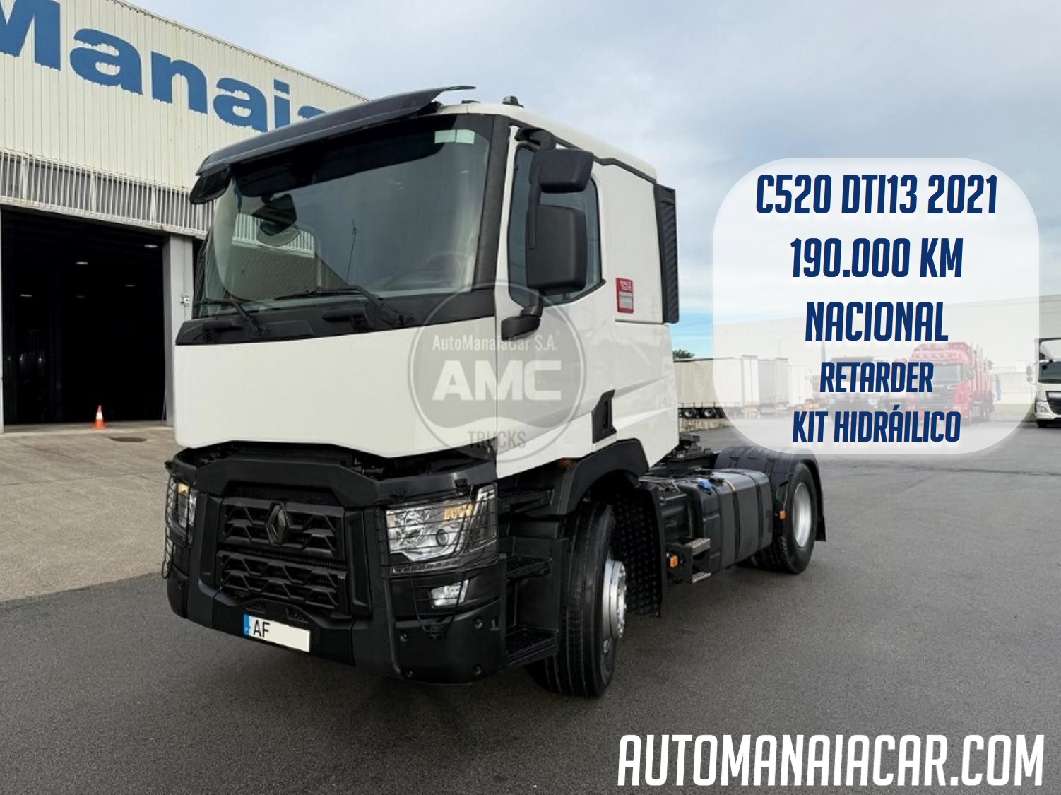 RENAULT C520 DTI 13 EURO6 4X2 2021- NACIONAL - RETARDER KIT HIDRÁULICO ...