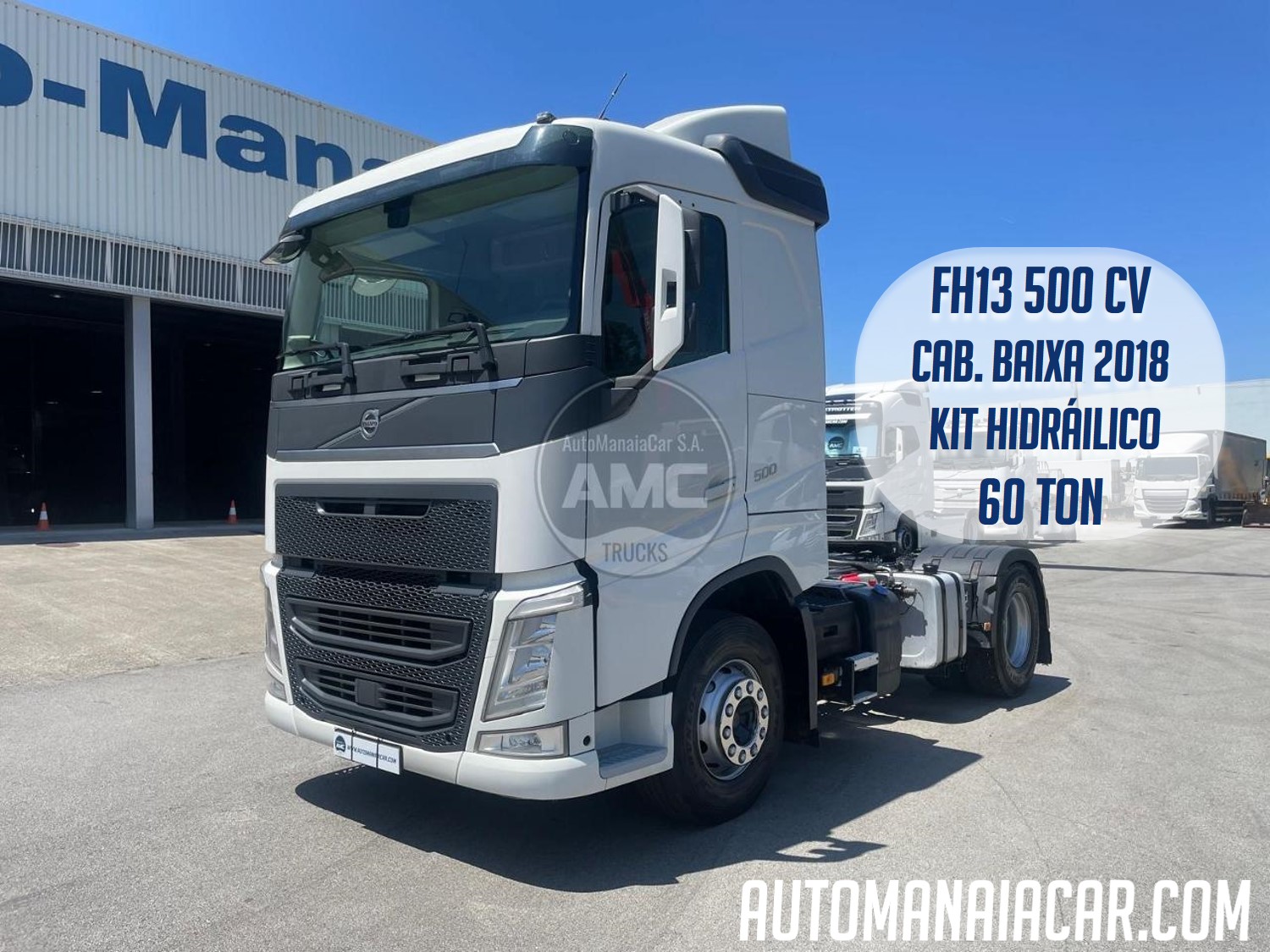 VOLVO FH13 500 EURO6 4X2 CABINE BAIXA KIT HIDRÁULICO 2018 ...